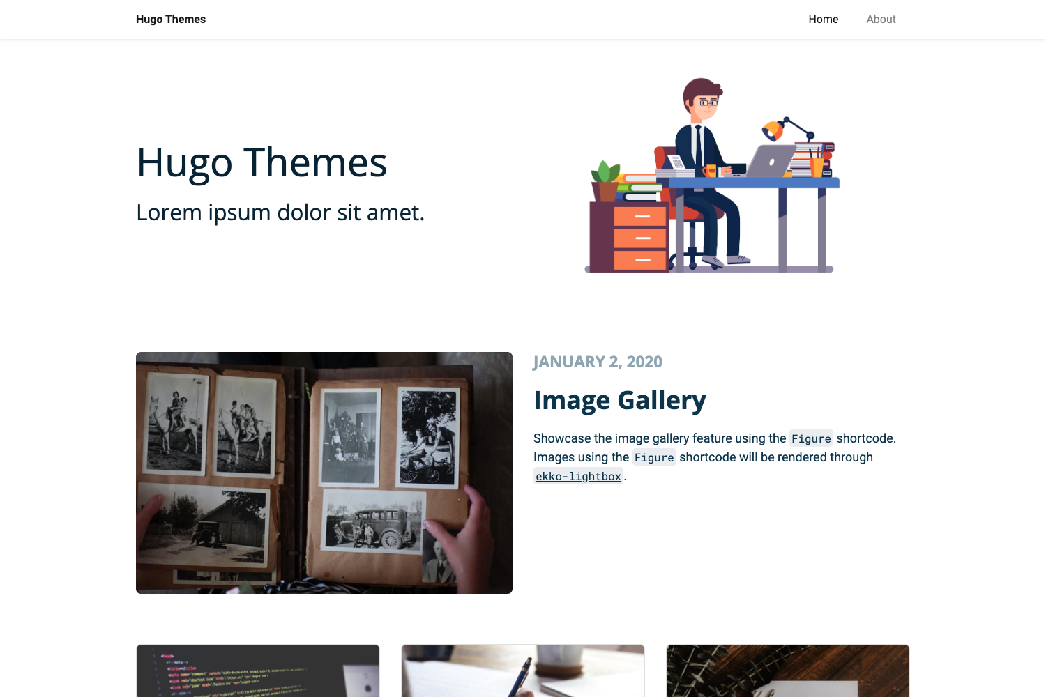 Hugo Theme Chunky Poster