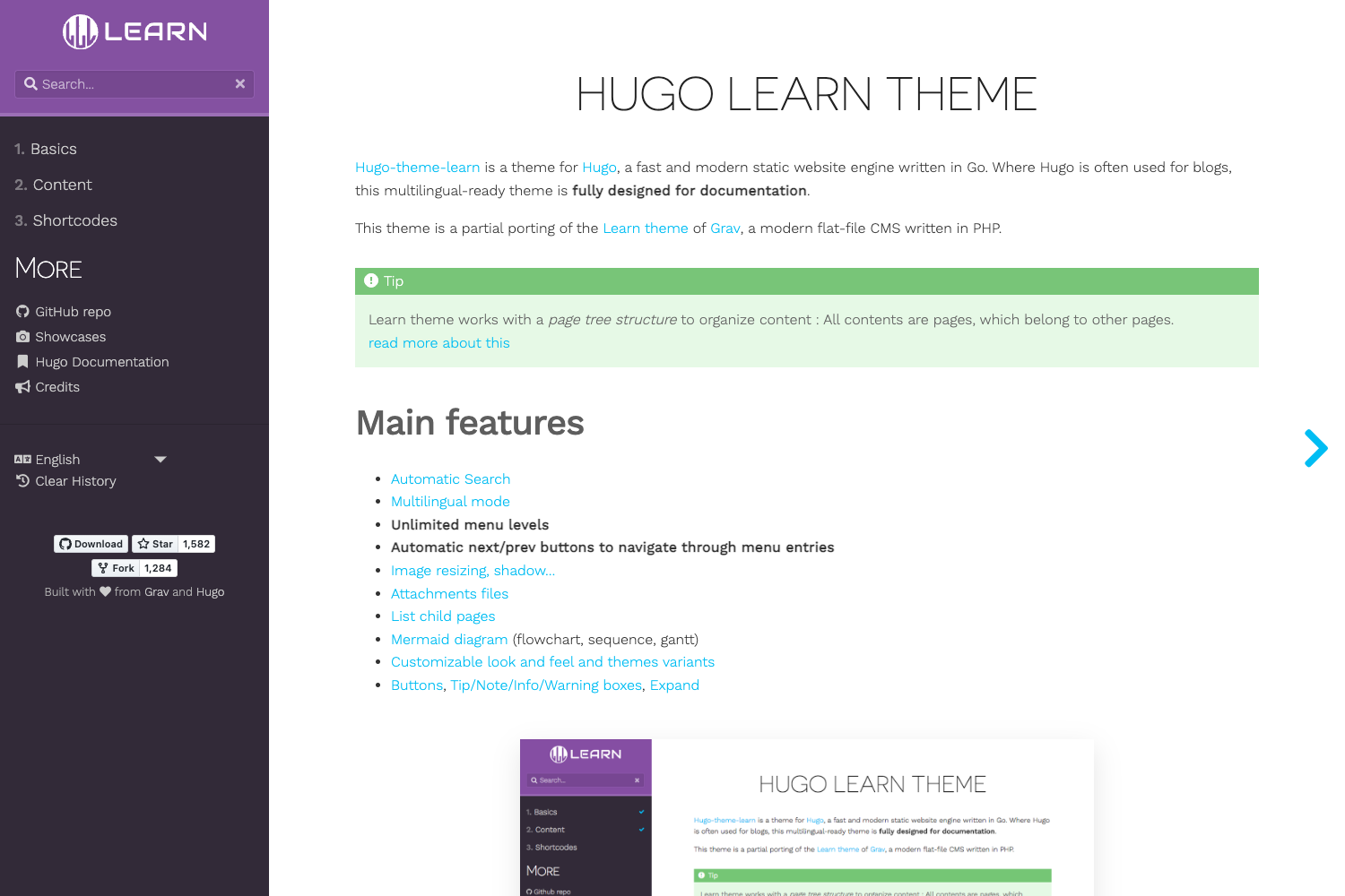 Hugo Theme Learn