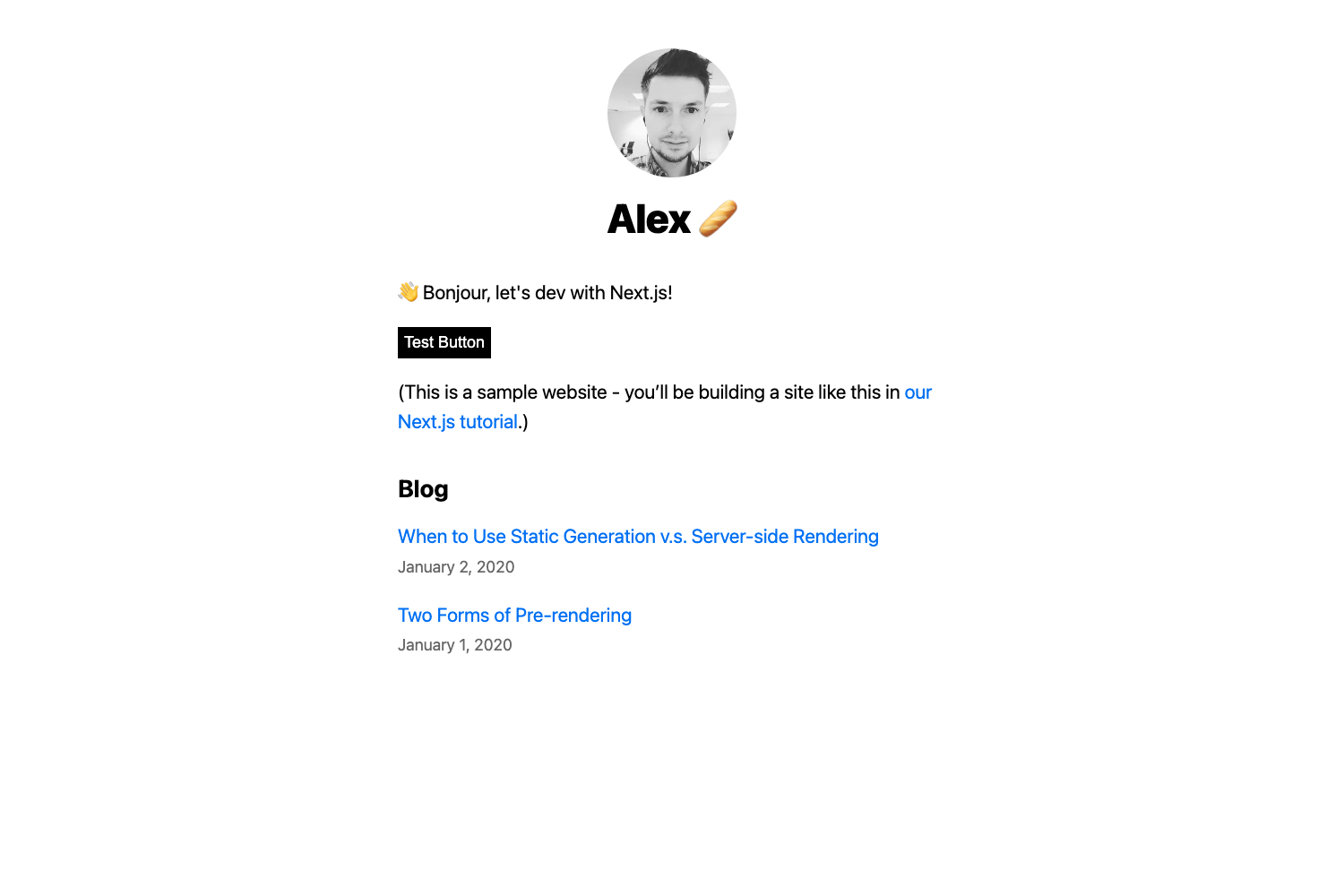 Nextjs Alex Template
