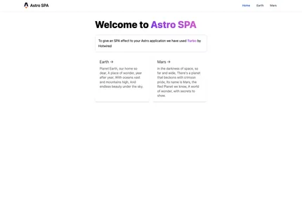 Astro SPA